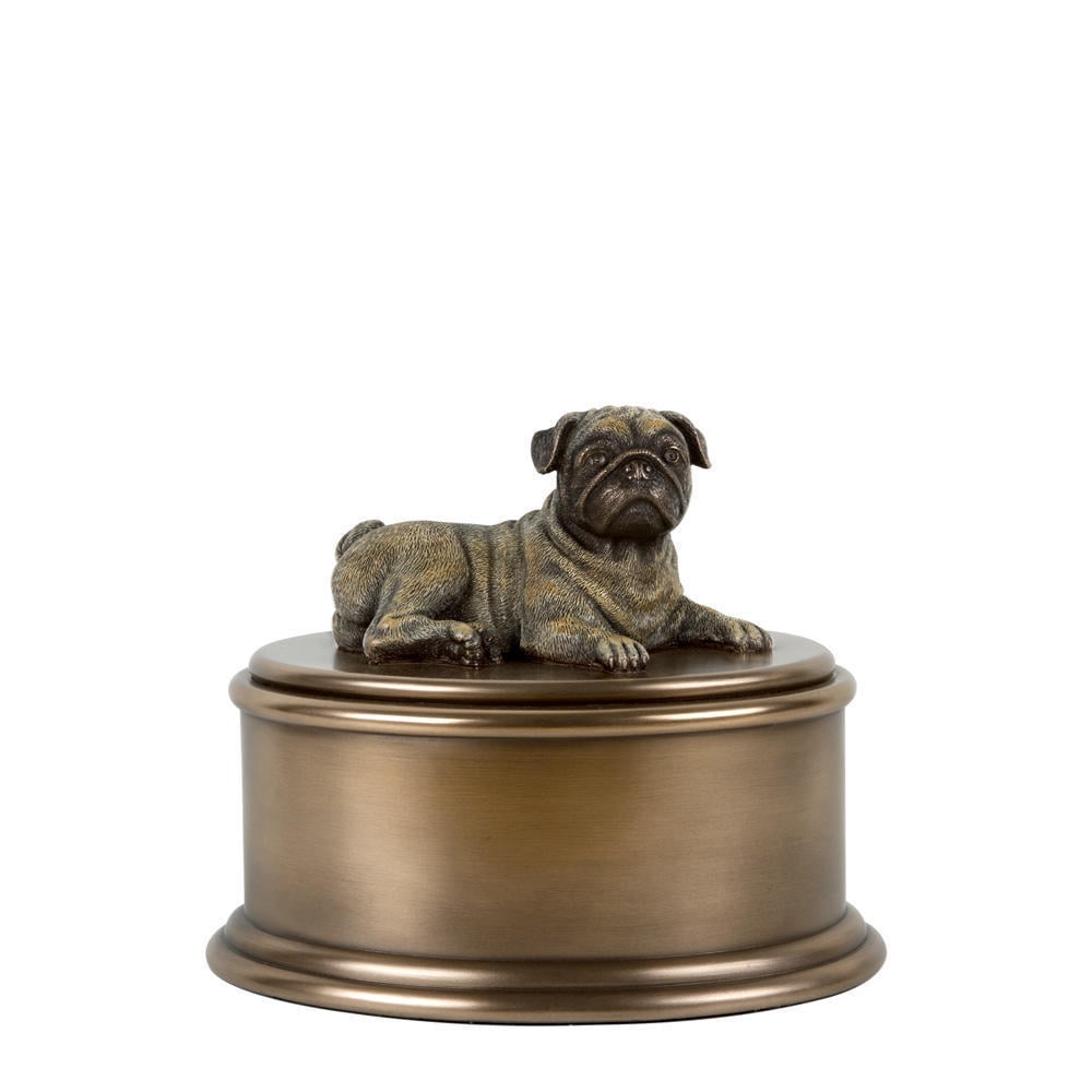Perfect Memorials Pug Figurine Cremation Urn - Walmart.com