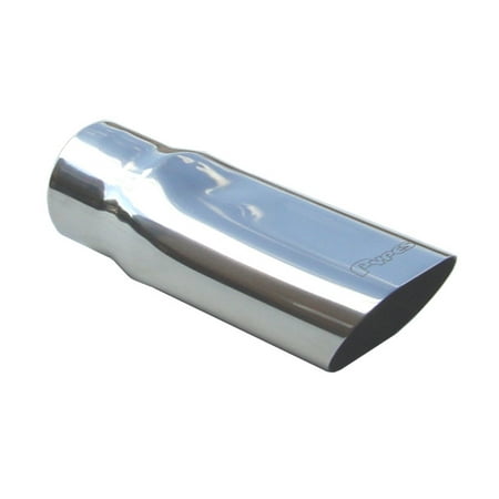 Pypes Exhaust EVT56 Exhaust Tail Pipe Tip 3-3/4 Inch Slip-Fit Inlet; 3 ...