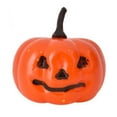 16 Pack Halloween Smiley Face Mini Pumpkins, Plastic Small Pumpkin ...