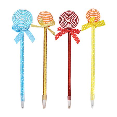 Lollipop Pen Ballpoint Pens 20cm Candy style Ballpoint Pen Cute School ...
