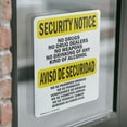 (2 Pack) No Drugs Dealers Weapons Bilingual OSHA Security Notice Sign 5 ...