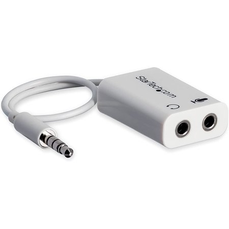 StarTech.com 4 Position Microphone and Headphone Splitter – 3.5 mm – 4 ...