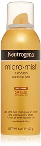 Neutrogena Micromist Airbrush Sunless Tan, Medium, 5.3 Oz. - Walmart.com