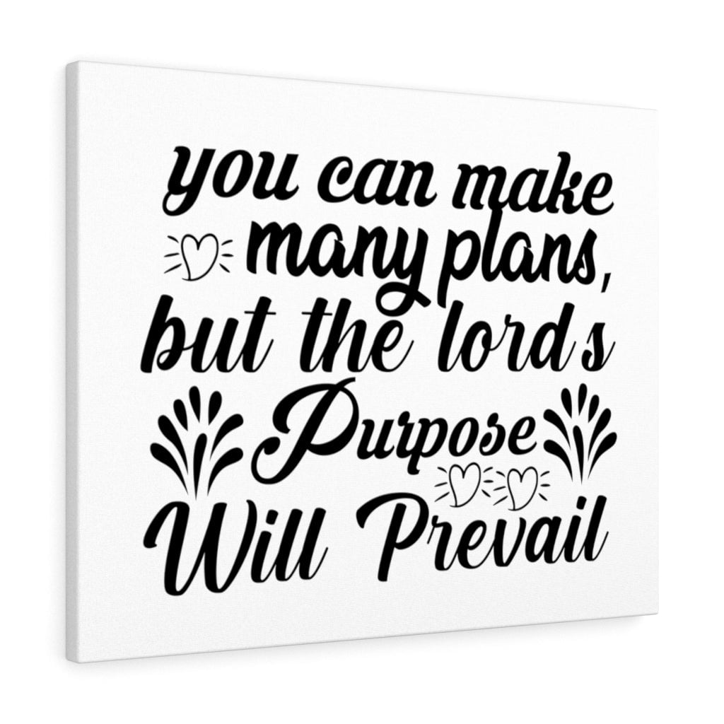 Scripture Walls The Lord's Purpose Will Prevail Bible Verse Canvas ...