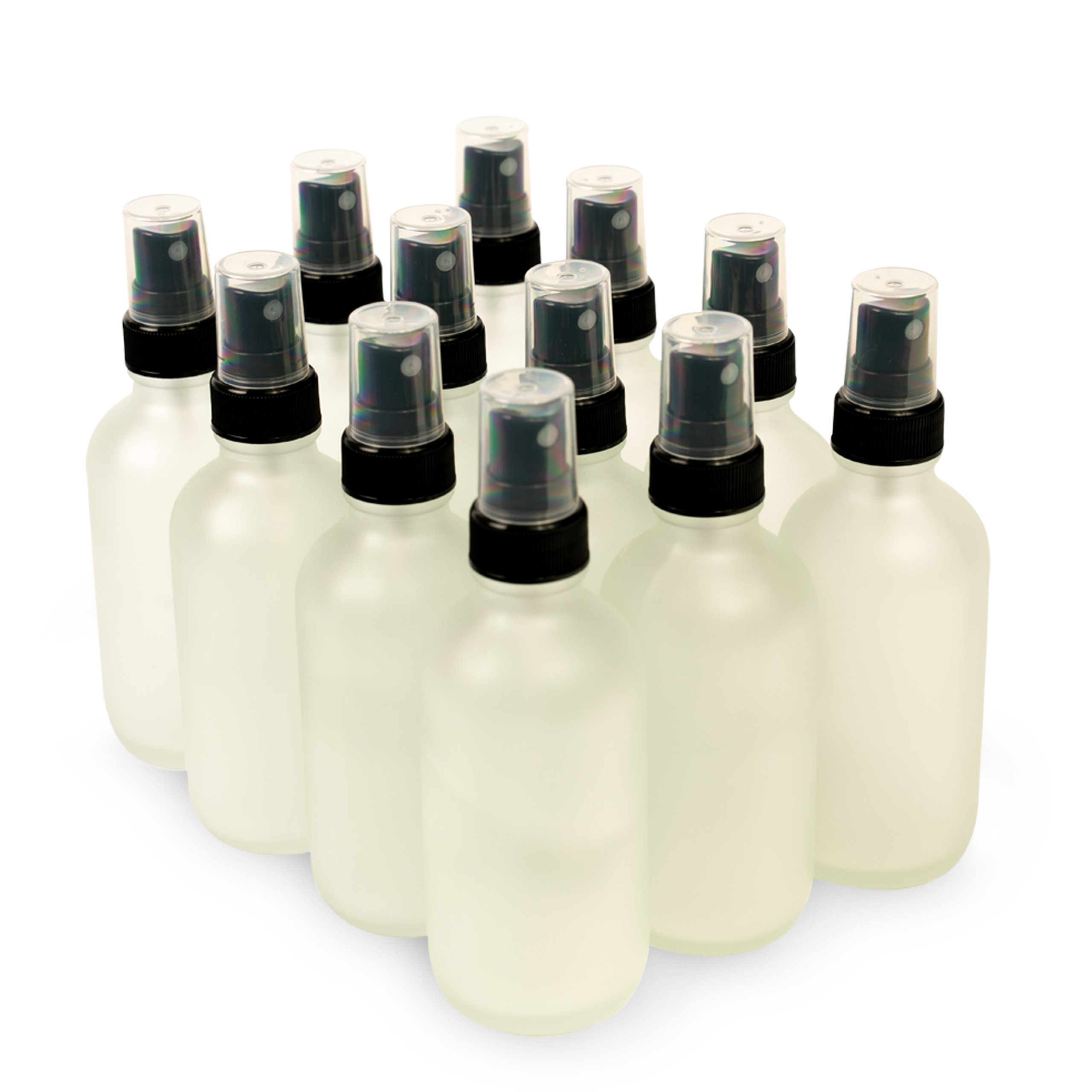 7 COLORS AVAILABLE The Bottle Depot Bulk 12 Pack 4 Oz Clear Frosted