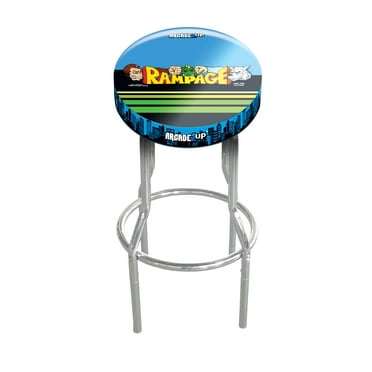 Space Invaders 21.5" to 29.5" Adjustable Retro Arcade Stool, Arcade1Up ...
