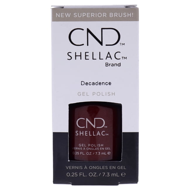 CND - Shellac Nail Color - Decadence by CND for Women - 0.25 oz Nail ...