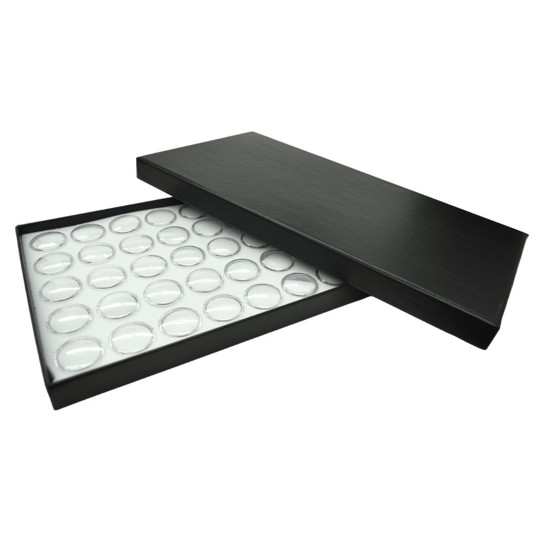 Novel Box Jewelry Gemstone Cardboard Display Case With Gem Jar Tray ...