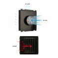 Solar Power Ventilator Air Vent Roof Fan For Caravans Car Boat RV Home ...
