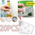 20Pcs Plastic Refrigerator Dividers Organizer Adjustable Snap-on ...