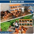 Chicken Nesting Box 6/8/10 Compartment Galvanized Steel Chicken Laying ...