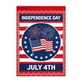 CaiTeLin Patriotic Garden Flags 12x18 Inch Double Sided, Independence ...