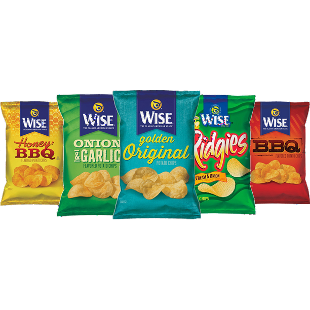 Wise Foods Potato Chips Variety 5-Pack, 7.5 oz. Sharing Size Bags ...