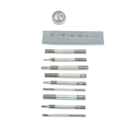 Faux Leather Punch Tool, 11 Pcs Punch Hole Tool Kit Steel Material ...