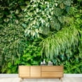 wall26 - Green Leaf Wall Texture Background - Removable Wall Mural ...