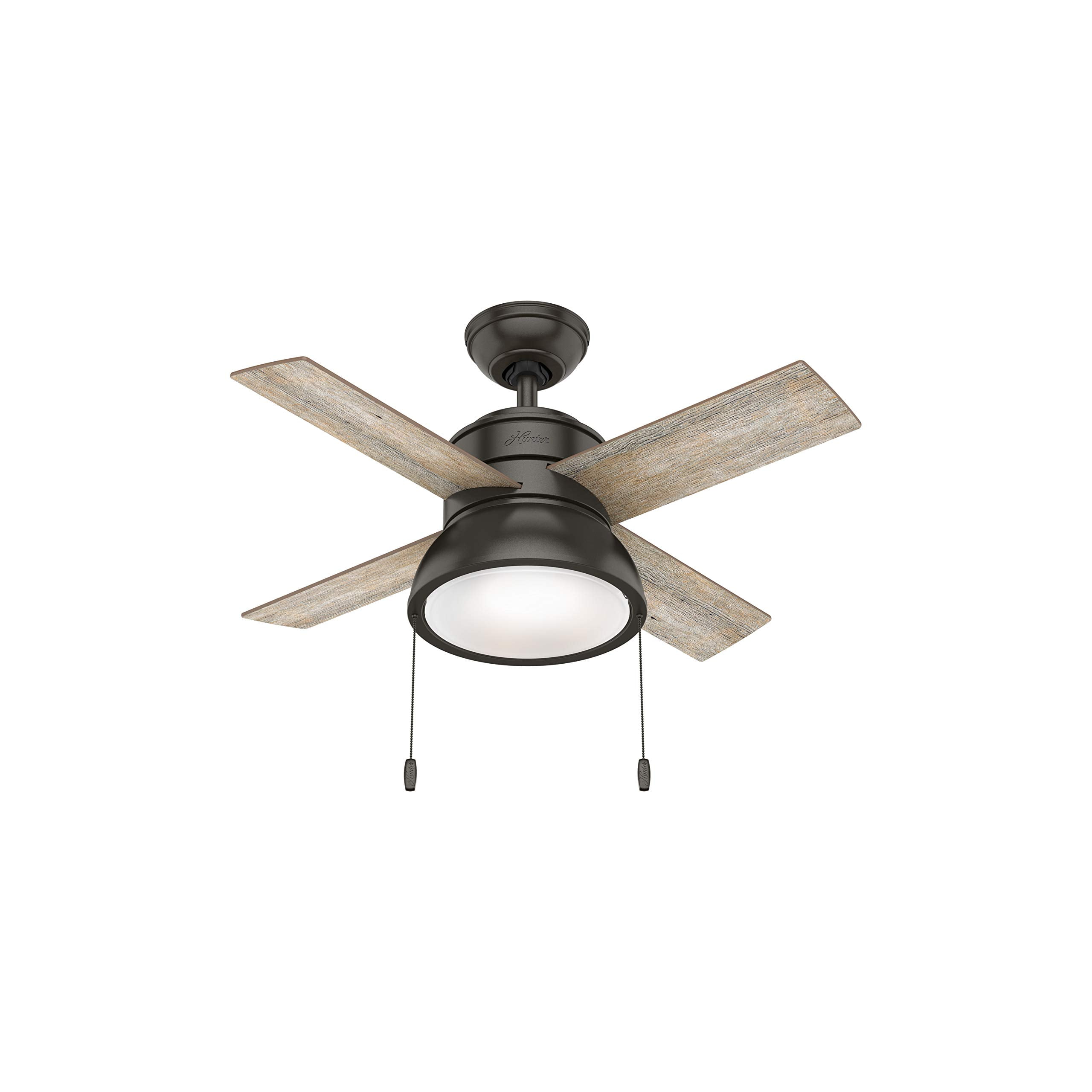 Restored Hunter Fan 36 inch Contemporary Noble Bronze Indoor Ceiling ...