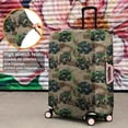 Brown Mud Monster Cartoon Trucks Pattern Luggage Cover Fashion Suitcase ...
