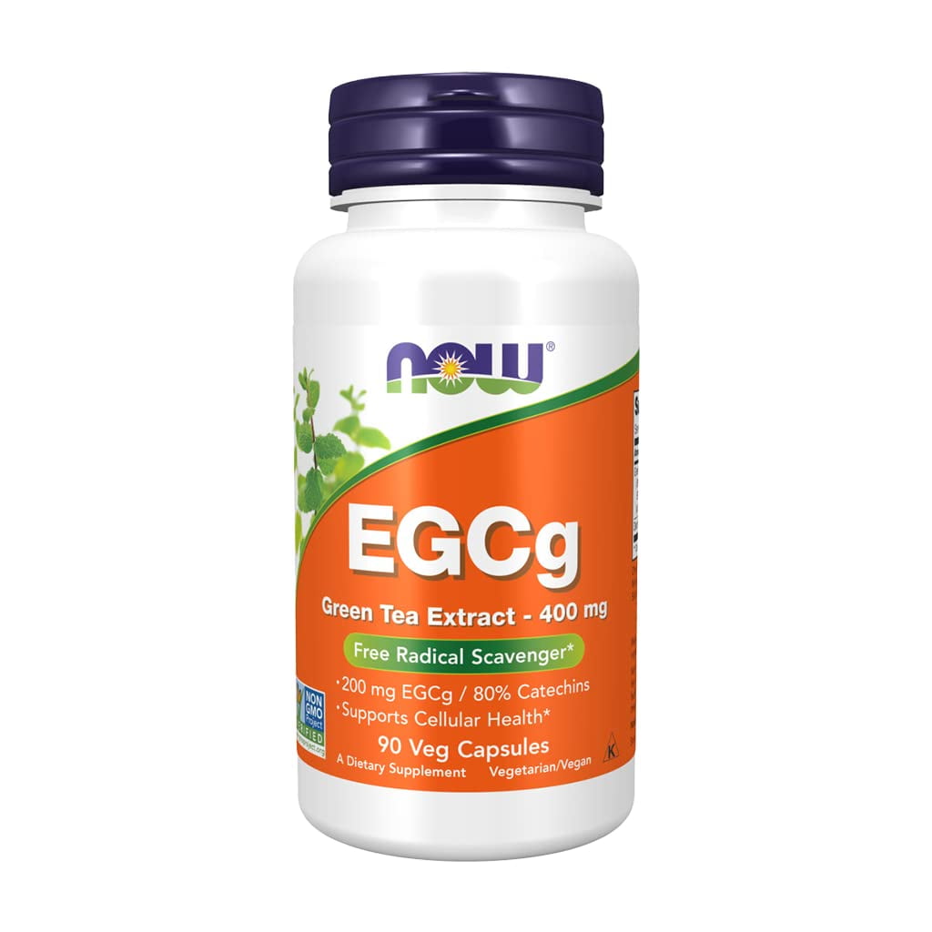Supplement NOW EGCG 400 mg 50% extracto 90 cápsulas vegetarianas ...