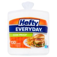 Hefty Deluxe Extra Strong & Deep Foam Plates, Round, White, 10.25 Inch ...