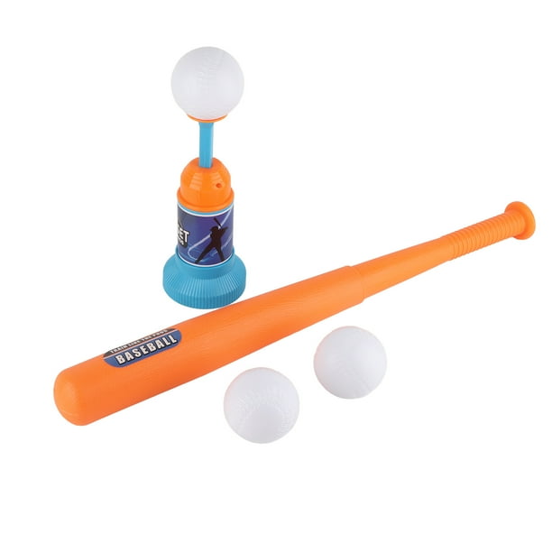 Kids Baseball Pitching Machine 3 Balls Baseball Bat Press Type Baseball ...