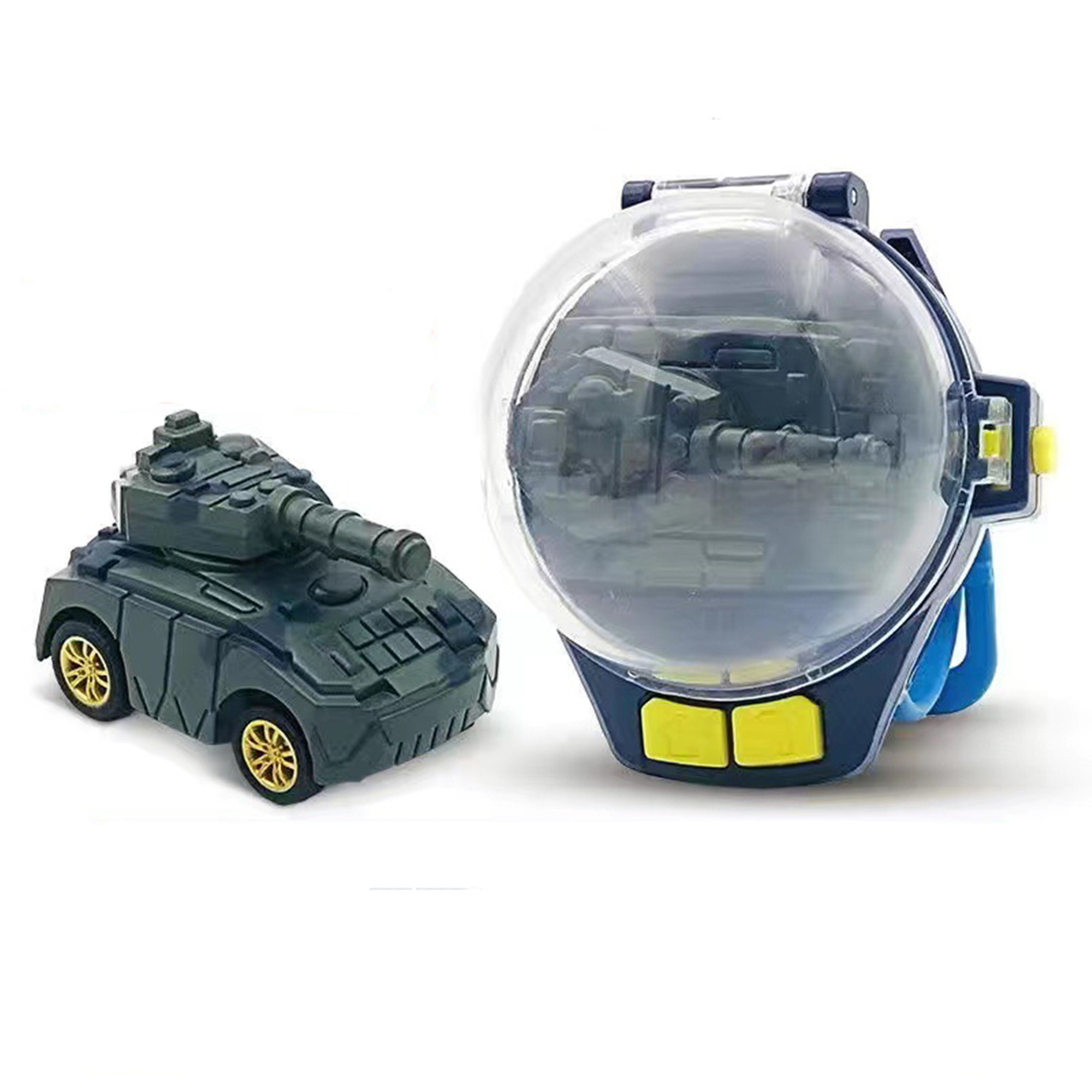 Mini Remote Control Car Watch Toy 2.4 GHz USB Charge Wrist Racing Car ...