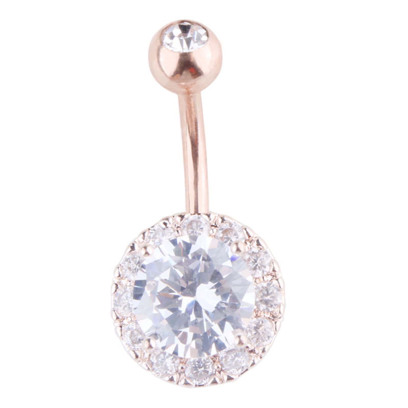 Teissuly Belly Button Updated S Urgical Steel Belly Button Rings With ...