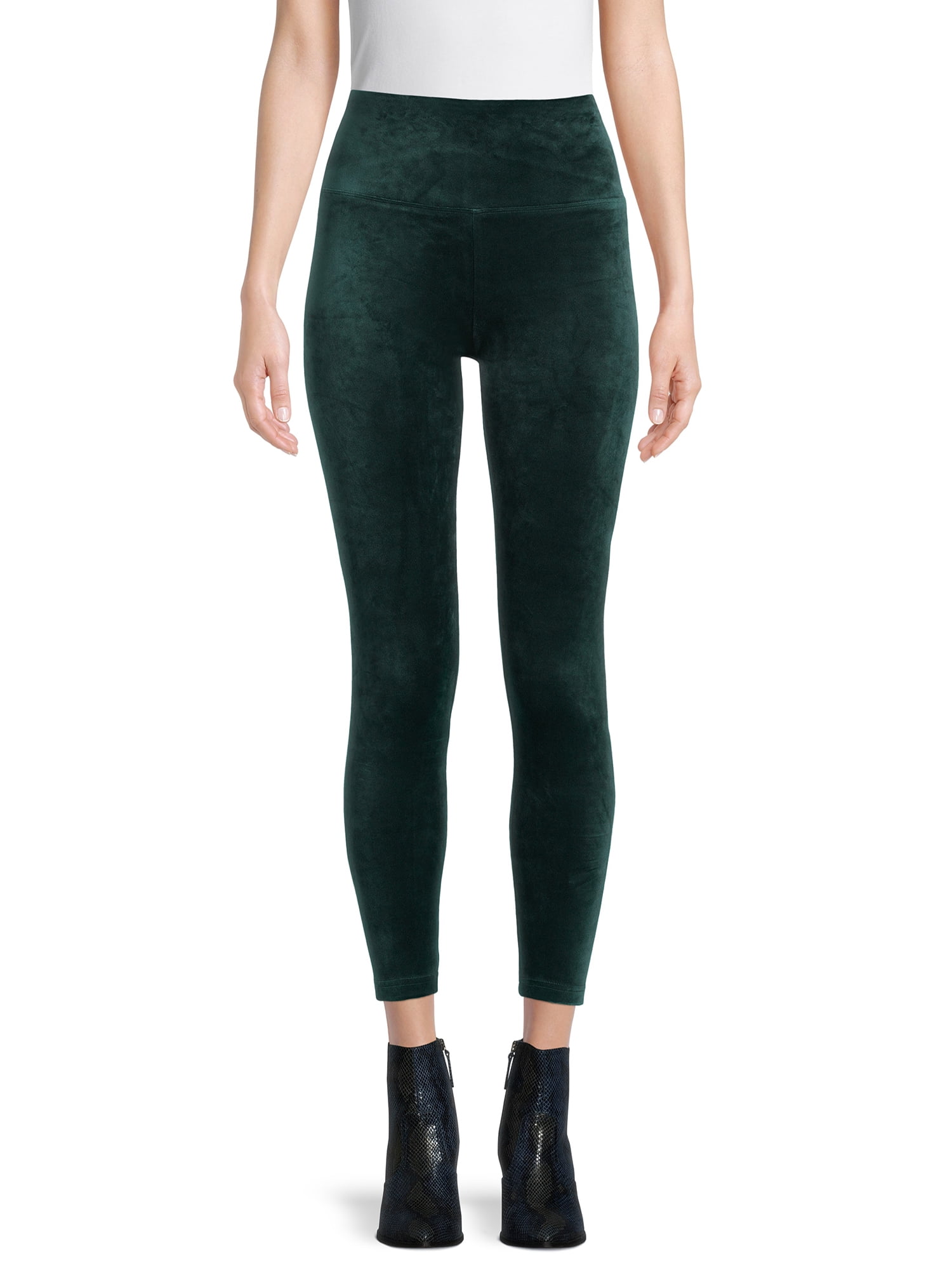 Time and Tru Women's Velvet Leggings - Walmart.com