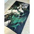 Green Marble Look Rug, Marble Rug, Green and White Marble look Rug 3x5 ...