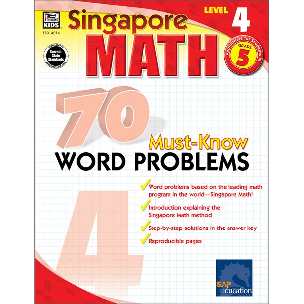 Singapore Math 70 Must Know Word Problems 70 Must Know Word Problems Grade 5 Paperback singapore-math-70-must-know-word-problems-70-must-know-word-problems-grade-5-paperback