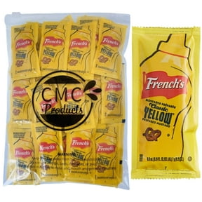 Gift Set – Yellow Mustard Packets 25 Count (5.6g Each) in Resealable ...