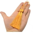 100pcs 13cm/5 Inch Silky Floss Bookmark Tassels with 2-Inch Cord Loop ...