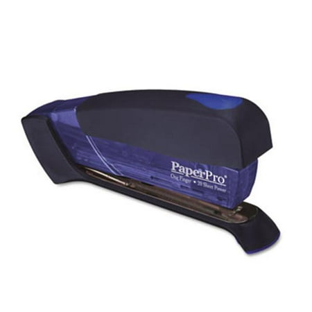 PaperPro 1122 Desktop Stapler- 20 Sheet Capacity- Translucent Blue ...