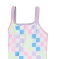 Wonder Nation Girls Strappy Tankini Swimsuit With Upf 50 2 Piece