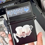 Transparent Kpop Idol Sealed Portable Album Case Photocards Storage Box ...