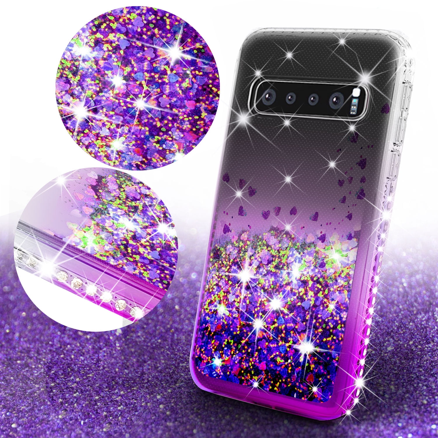 Compatible for Samsung Galaxy S10 Plus Case, with [Screen Protector ...