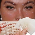 Zaroyeax Eyes Face 3d Self Adhesive Nail Rhinestones Temporary Tattoo