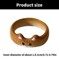 Cartoon Glaze Cats Rings Themed Finger Jewelry Handmade Accessories for ...