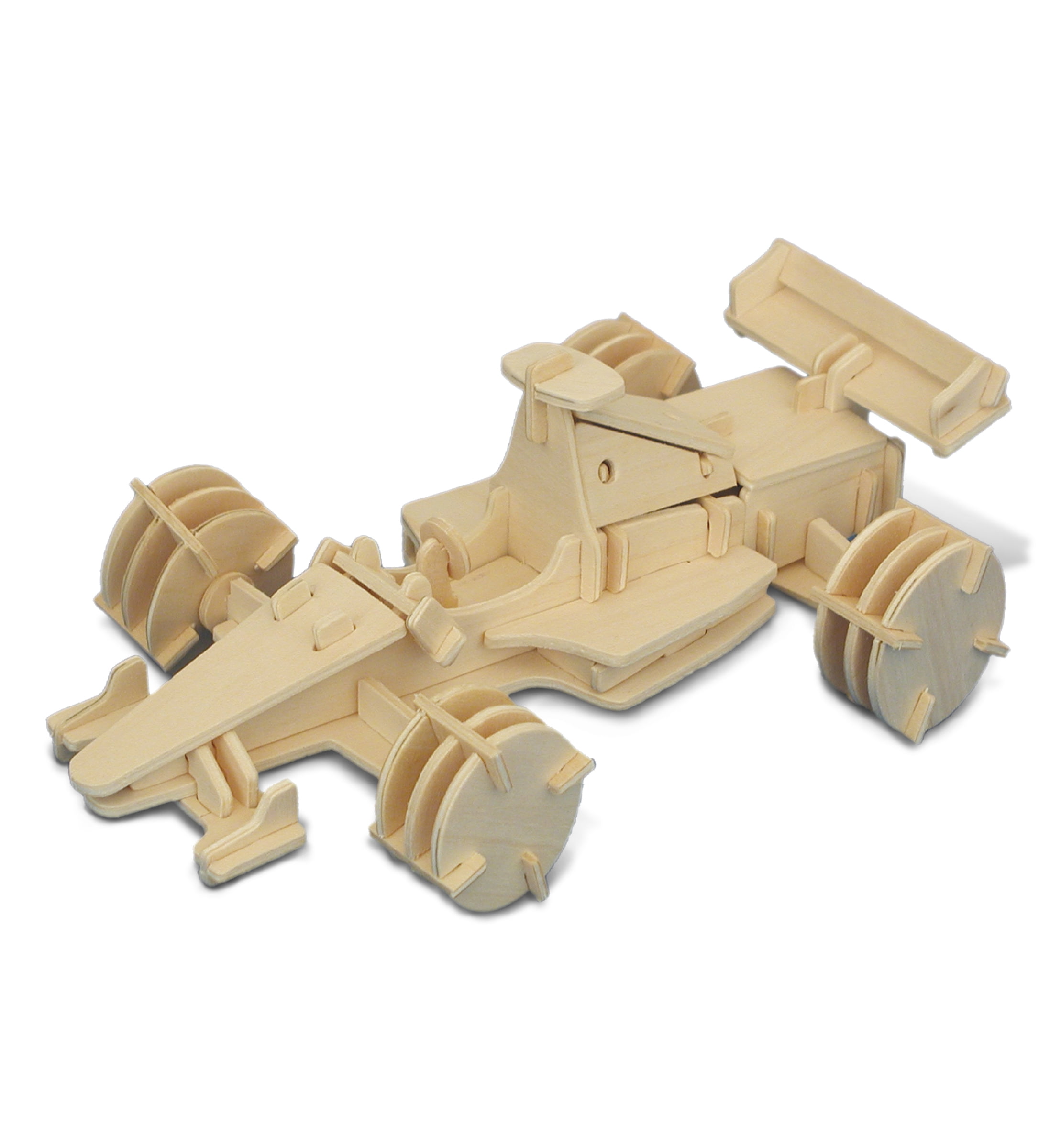 Puzzled Formula 1 3D Natural Wood Puzzle (91 Piece) - Walmart.com