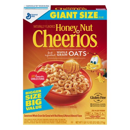 General Mills Cheerios Honey Nut Breakfast Cereal - 27.2oz – BrickSeek