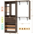 iSunirm 5FT Closet System with Drawers,5FT Closet System with Drawers ...