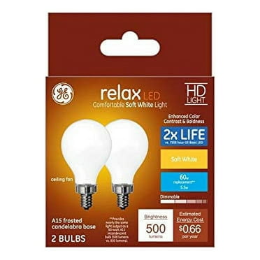 GE Vintage 60W Equivalent T9 Tubular LED Light Bulb, Dimmable Soft White - Walmart.com