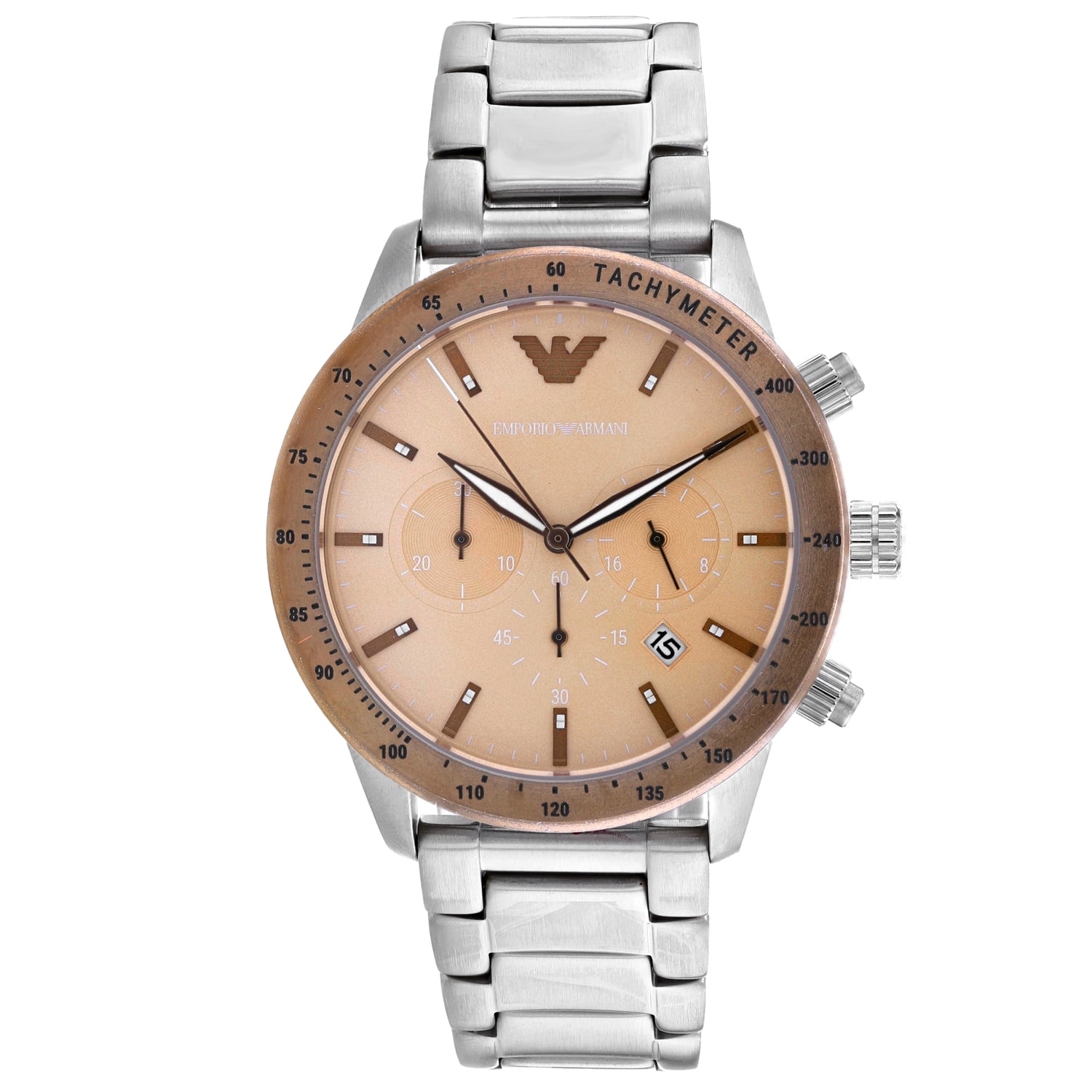Armani Men's Mario Gold Dial Watch - AR11352 - Walmart.com