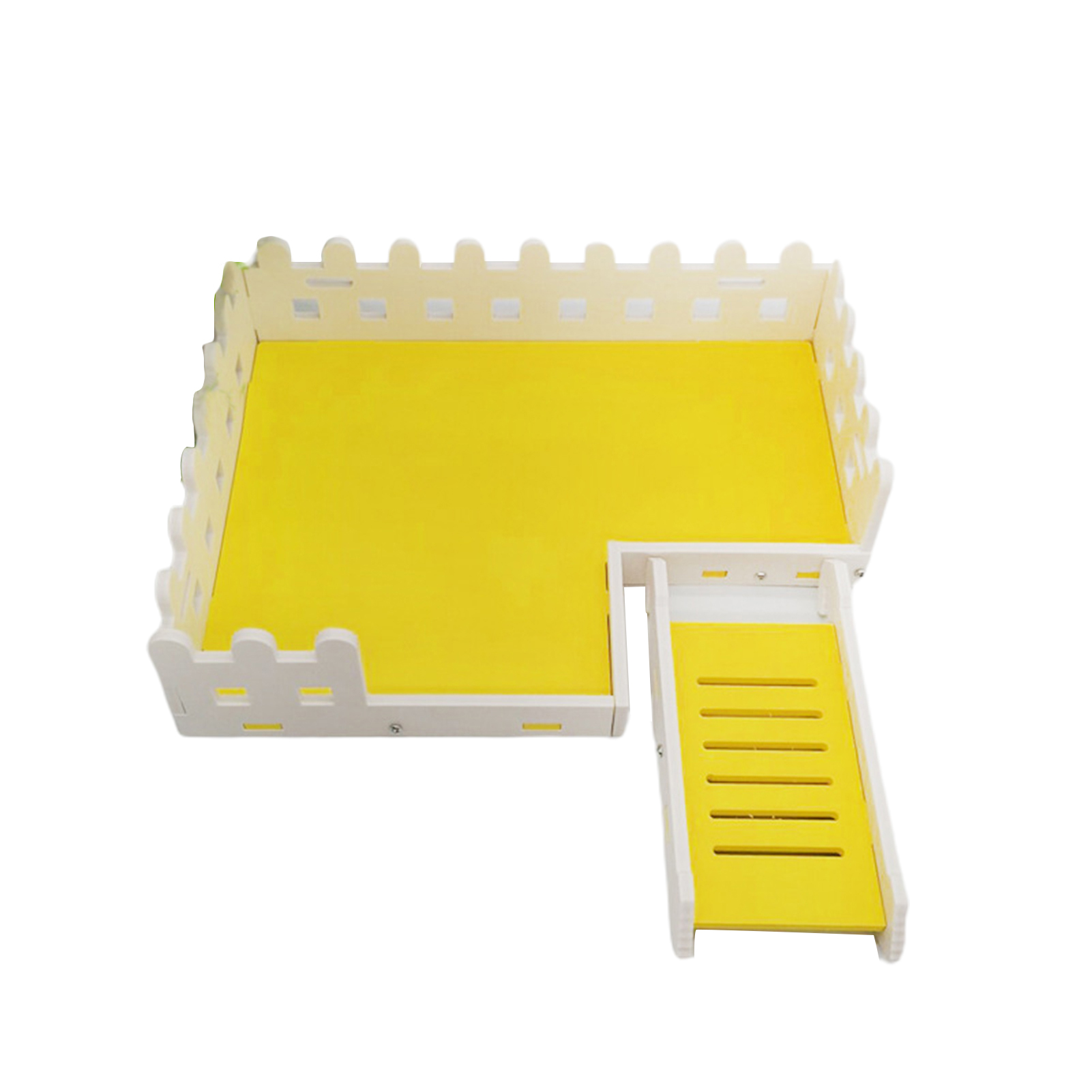 Hamster Platform with Fence Pet Landscaping Cage Accessories DIY Small ...