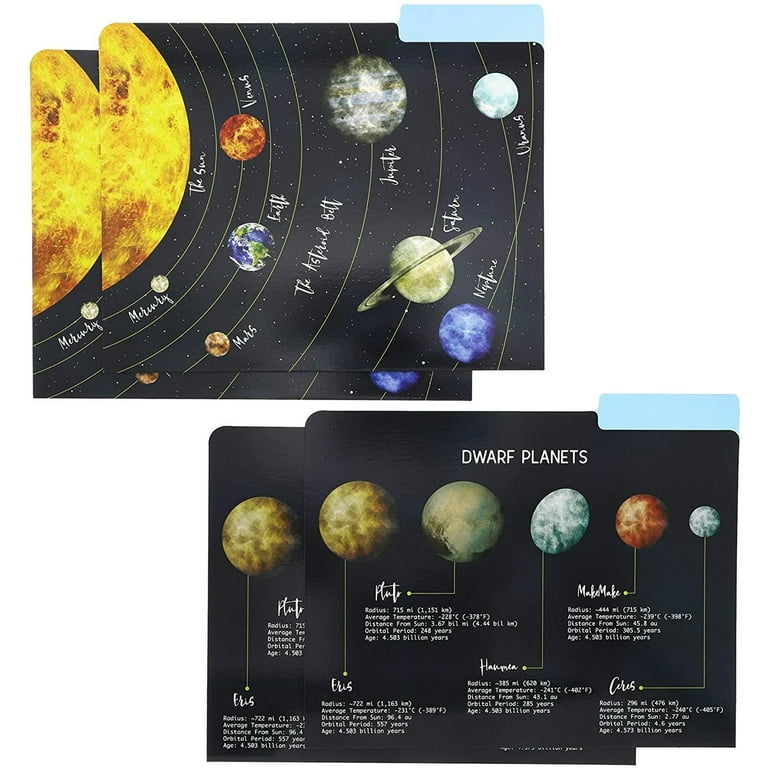 Solar System Cover For Folders