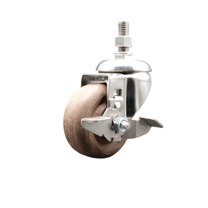 3 Inch 316SS High Temp Glass Filled Nylon ½ Inch Threaded Stem Caster ...