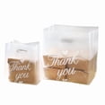 50pcs Thank You Plastic Candy Gift Bags Shopping Bags Wedding Wrapping ...