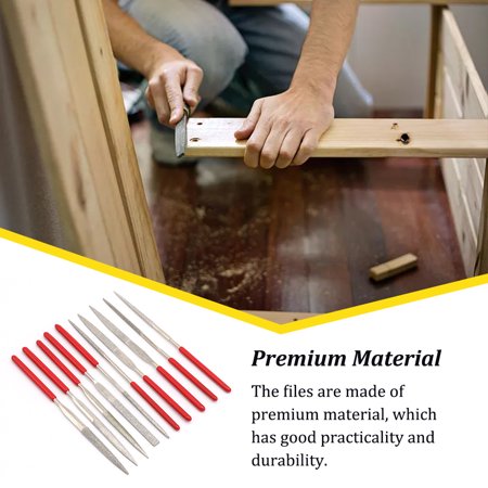 10 Pieces Needle Files Rasp Accessories Shape Prop Universal Small Size ...