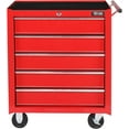 TUFFIOM Heavy Duty 5-Drawer Mobile Tool Chest, Lockable Storage ...