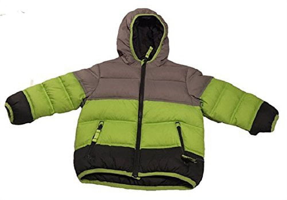 Snozu Boys Hooded Fleece Lined Hypoallergenic Down Jacket Coat, 4T ...