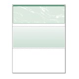 "Standard Security Check, 11 Features, 8.5 X 11, Green Marble Top, 500 ...